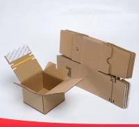 China 5x5x5 6x6x6 Corrugated Paper Box Ecommerce Mailing Boxes With Tear Strip for sale