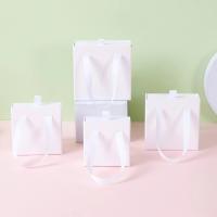 China Gold Silver Foil Logo Paper Jewellery Packaging Sliding Drawer Box 9x9x3.4cm 8x8x3.2cm for sale