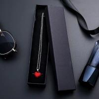 China Black Paper Jewellery Packaging Jewelry Box For Earrings And Necklaces for sale