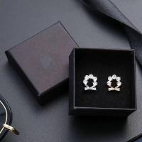 China Black Paper Jewellery Packaging Jewelry Box For Earrings And Necklaces for sale