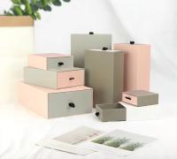 China Velvet Inside 85x85x35mm Custom Paper Jewelry Boxes gift box packaging Matt Lamination for sale