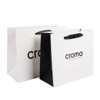 China ODM Grapefruit Color Paper Garment Bags Custom Printed Paper Take Out Bags for sale
