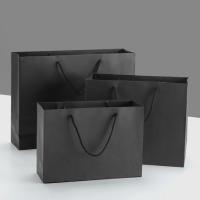 China Shoes Custom Paper Shopping Bags Bronzing Silver 250gsm Ivory Favour Bags for sale