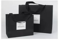 China OEM Black White Apparel Paper Bag Clothing Marble Paper Gift Bags for sale