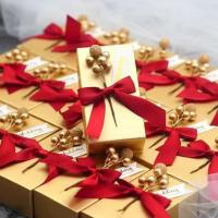 China European Chocolate Packaging Paper Box 8.66*8.66*2.56In Waterproof Candy Favor Boxes for sale