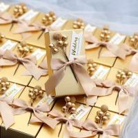 China European Chocolate Packaging Paper Box 8.66*8.66*2.56In Waterproof Candy Favor Boxes for sale