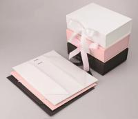 China Custom Print Clamshell Magnetic Kraft Gift Box Book Shaped Chocolate Box 23*17*7cm for sale