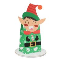 China 12*18*20.5cm Xmas Paper Gift Bags for sale