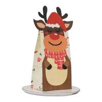 China 12*18*20.5cm Xmas Paper Gift Bags for sale