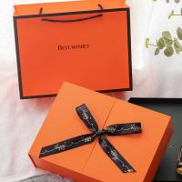 China ISO9001 Folding Double Door Gift Box 1200-1400gsm Wedding Cardboard Box for sale