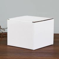 China 250gsm White Cardboard Boxes 12x12x12cm 24x24x24cm 10.3x10.3x11cm for sale