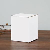China 250gsm White Cardboard Boxes 12x12x12cm 24x24x24cm 10.3x10.3x11cm for sale