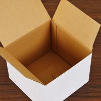 China 250gsm White Cardboard Boxes 12x12x12cm 24x24x24cm 10.3x10.3x11cm for sale