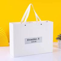 China Marble Paper Bag For Clothing Store for sale