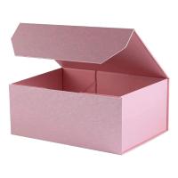 China Luxury Magnet Folding Flat Pack Gift Boxes 1200gsm Art Paper Box for sale