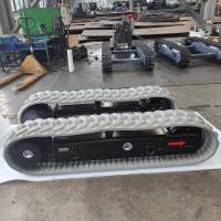 China Farms Rubber Steel Tracked Chassis System for Truck Loaders and Indoor Elevators for sale