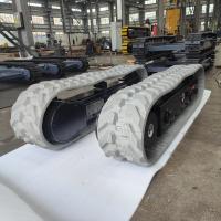 China Farms Rubber Steel Tracked Chassis System for Truck Loaders and Indoor Elevators for sale