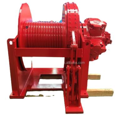 China 10Tons Ship Deck Hydraulic Winch Lifting Crane for Smooth Loading and Unloading for sale