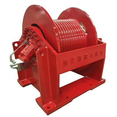 China Hydraulic Power Source 55000LBS 25 Tons Winch for Mobile Crane and Drilling Machine for sale