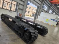 China Multifunctional Crawler Excavator Digger Bulldozer Parts Custom Rubber/Steel Track Undercarriage with Dozer Blade for sale
