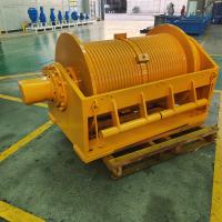 China 25T High Torque Towing Motor Wire Line Hydraulic Winch for Flag Pole Speed 0-40m/min for sale
