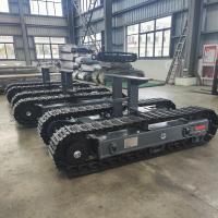 China 8 T Steel Crawler Track frame Undercarriage for Machinery Repair Shops Tracked Chassis for sale