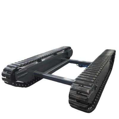 China TR600 Custom 120KG Payload All Terrain Remote Control Rubber Track Crawler Chassis for UGV Robot for sale