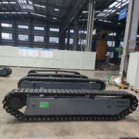 China TR600 Custom 120KG Payload All Terrain Remote Control Rubber Track Crawler Chassis for UGV Robot for sale