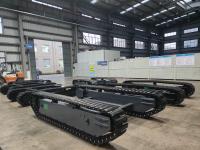 China TR600 Custom 120KG Payload All Terrain Remote Control Rubber Track Crawler Chassis for UGV Robot for sale