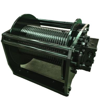 China Tough and Durable 1200W Capacity 2000-13500lbs Hydraulic Winch for Heavy Duty Pulling for sale