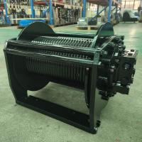 China Tough and Durable 1200W Capacity 2000-13500lbs Hydraulic Winch for Heavy Duty Pulling for sale