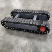 China Steel Tracked Chassis Undercarriage for 200KG Crawler Loaders at Manufacturing Plant for sale