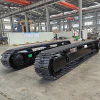 China Building Material Shops Steel Rubber Track Chassis 65 T Steel Undercarriage for Excavator for sale