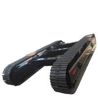 China 35T Rubber Track Chassis with Final Drive Travel Motor and Steel Track Undercarriage for sale