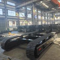 China 35T Rubber Track Chassis with Final Drive Travel Motor and Steel Track Undercarriage for sale