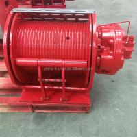 China Hydraulic Winch for Mining Drilling Rig Wire Rope in Speed and Powerful for sale