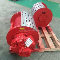 China Hydraulic Winch for Mining Drilling Rig Wire Rope in Speed and Powerful for sale
