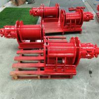 China Hydraulic Winch for Mining Drilling Rig Wire Rope in Speed and Powerful for sale