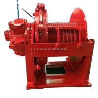 China Versatile 10 Tons Hydraulic Winch for Ships Fishing Boats Dredgers and Anchor Winches for sale