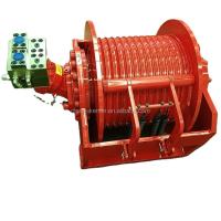 China Chinese 8 Tons Rated Capacity Steel Wire Rope Hydraulic Winch for Truck Lifting Crane for sale