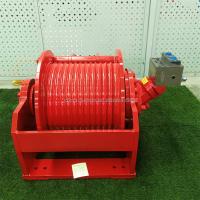 China Chinese 8 Tons Rated Capacity Steel Wire Rope Hydraulic Winch for Truck Lifting Crane for sale