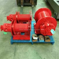 China Chinese 8 Tons Rated Capacity Steel Wire Rope Hydraulic Winch for Truck Lifting Crane for sale