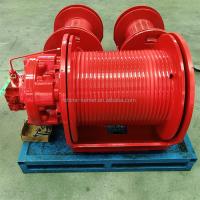 China Chinese 8 Tons Rated Capacity Steel Wire Rope Hydraulic Winch for Truck Lifting Crane for sale