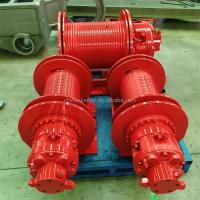 China Chinese 8 Tons Rated Capacity Steel Wire Rope Hydraulic Winch for Truck Lifting Crane for sale