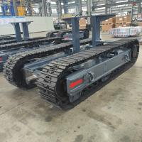 China 8 Ton All Terrain Rubber Steel Crawler Tank Tracked Undercarriage Unmanned Vehicle Robot for sale