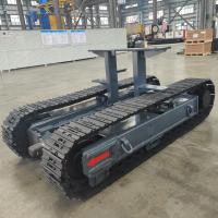 China 8 Ton All Terrain Rubber Steel Crawler Tank Tracked Undercarriage Unmanned Vehicle Robot for sale