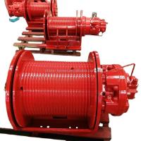China Steel Wire Rope Lifting Equipment 10tons 20tons Crane Hydraulic Winch for Heavy Duty for sale