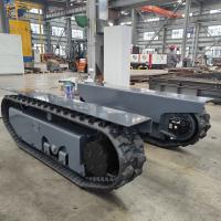 China Machinery Repair Shops 3.5T Rubber Crawler Loading Rubber Tracked Chassis Undercarriage for sale