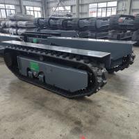 China Machinery Repair Shops 3.5T Rubber Crawler Loading Rubber Tracked Chassis Undercarriage for sale
