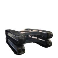 China Custom 20T Electric Rubber Crawler Tracked Undercarriage Platform for Farming Industry for sale